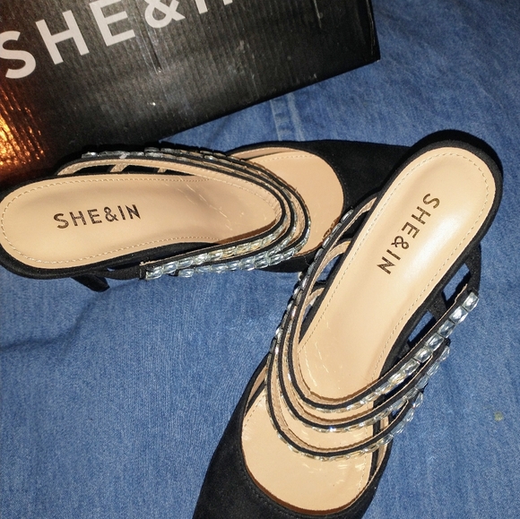 SHEIN | Shoes | Shein Strappy Heeks | Poshmark
